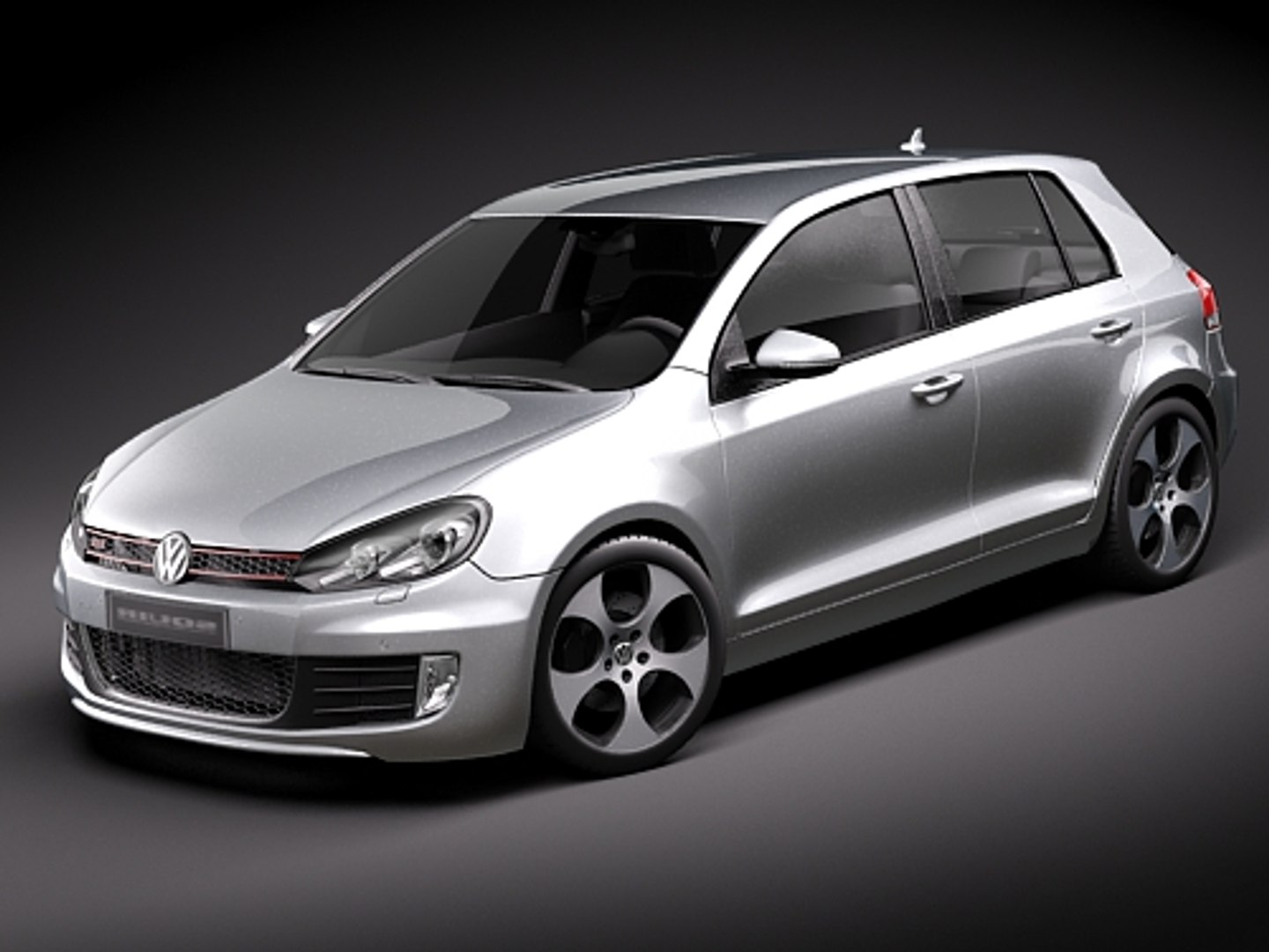 Volkswagen Golf Gti 6 3d Model