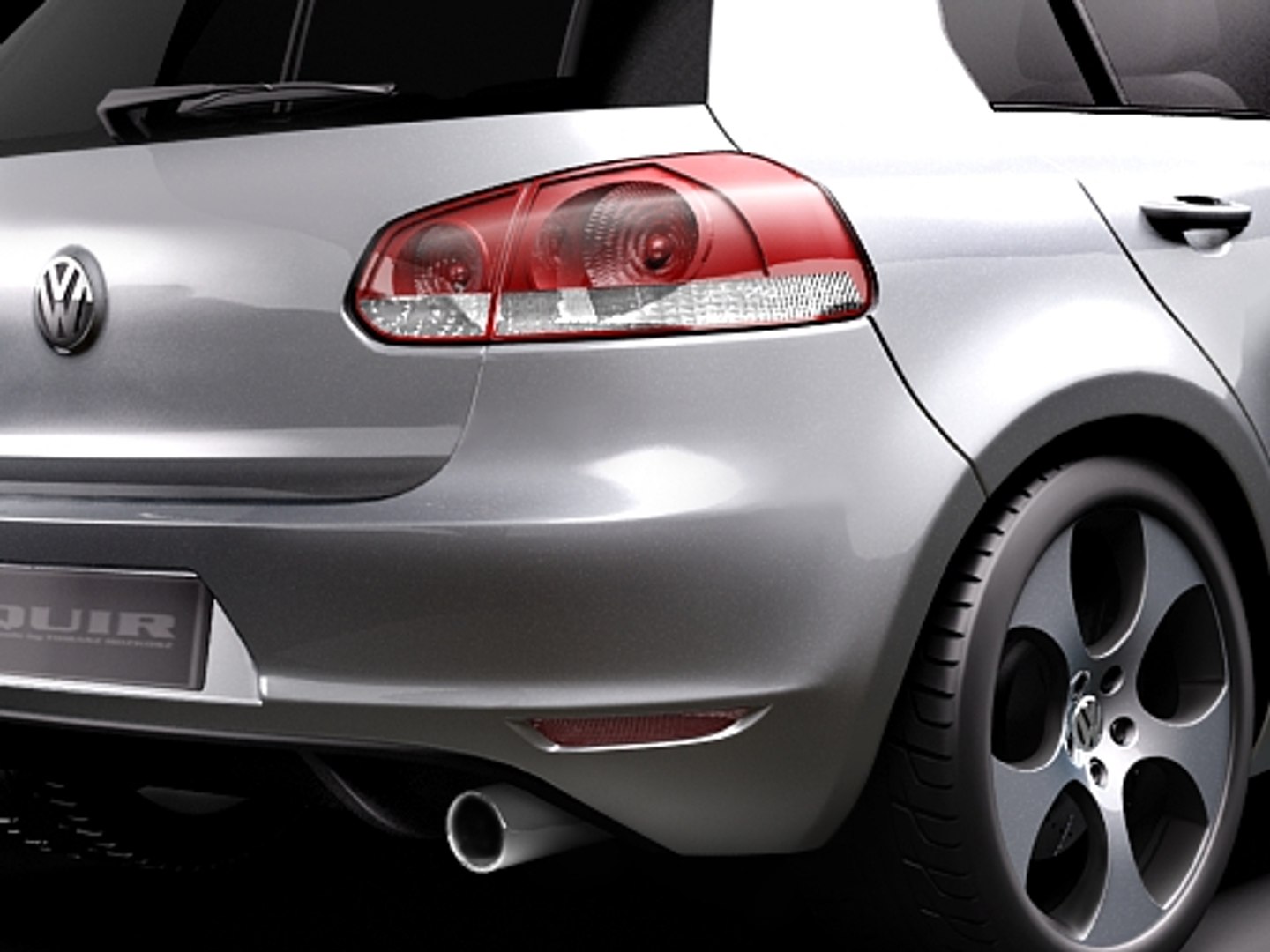 Volkswagen Golf Gti 6 3d Model