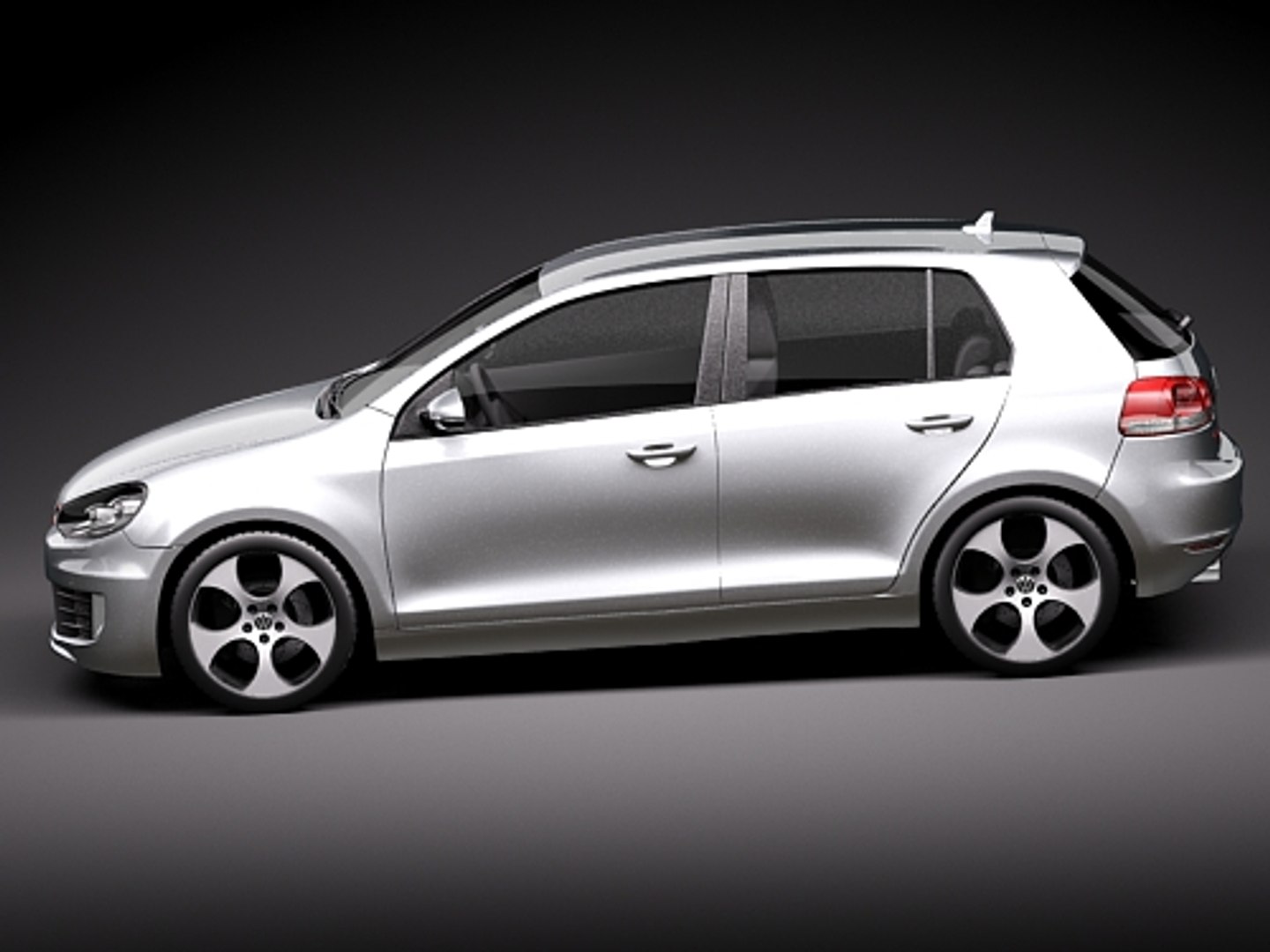 Volkswagen Golf Gti 6 3d Model