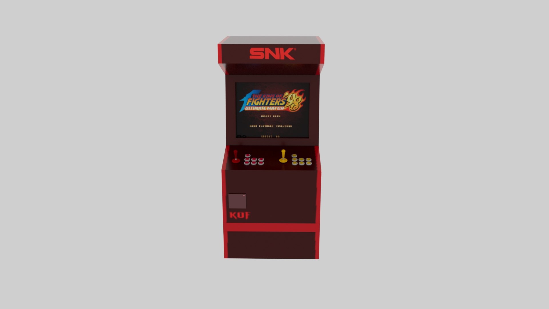 3D KoF Arcade Game Model - TurboSquid 1988105