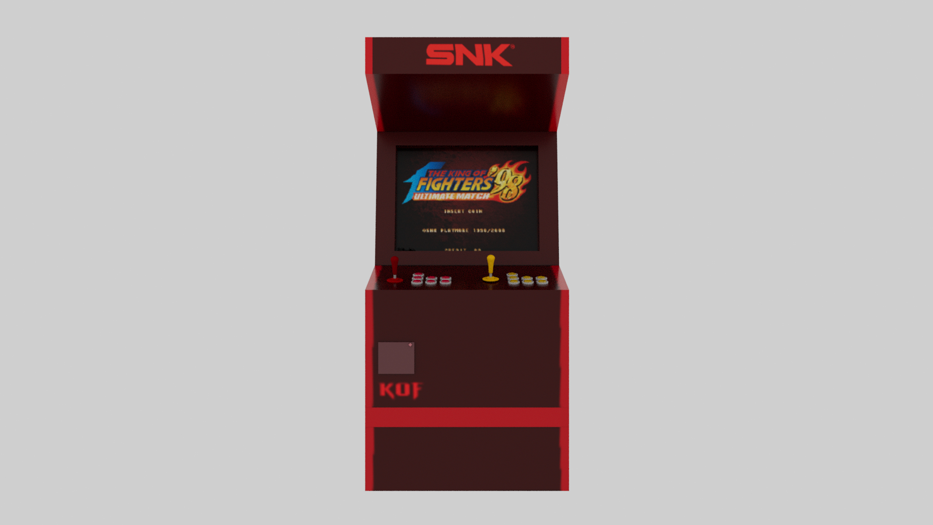 3D KoF Arcade Game Model - TurboSquid 1988105