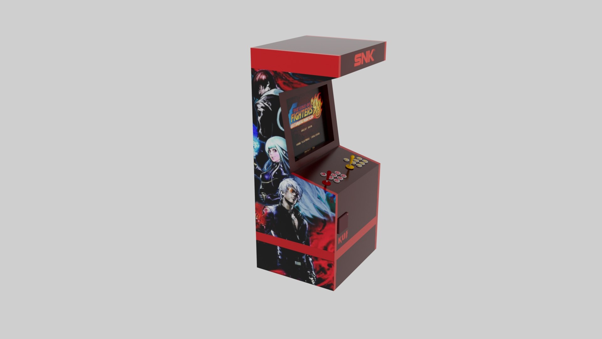 3D KoF Arcade Game Model - TurboSquid 1988105