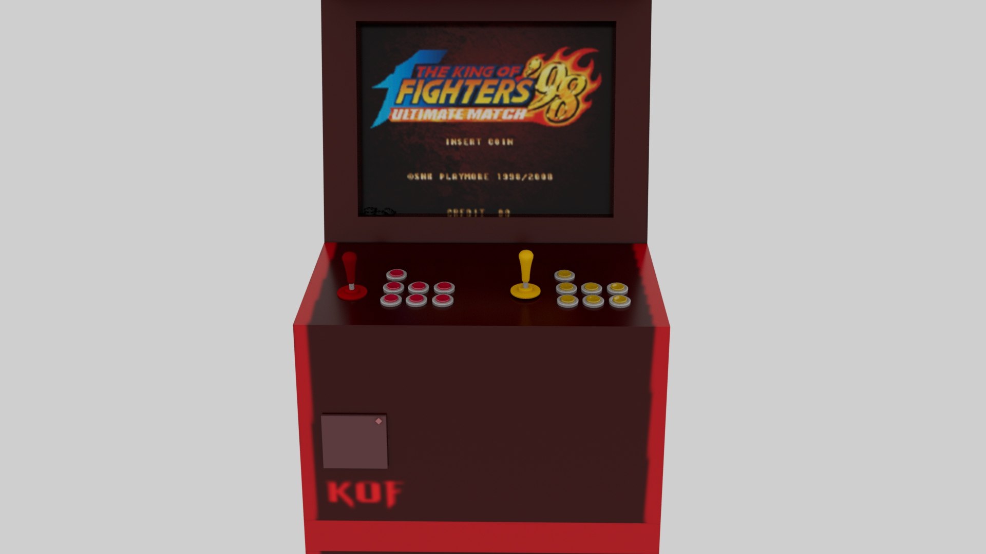 3D KoF Arcade Game Model - TurboSquid 1988105