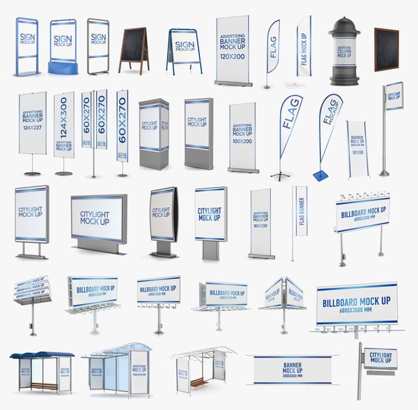 3D Billboard Models | TurboSquid