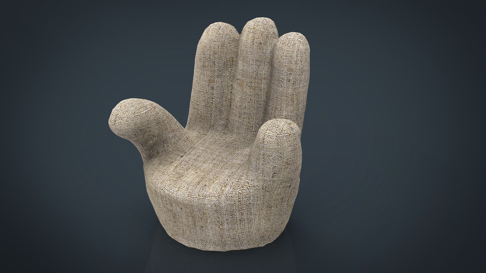 Finger Chair 3D Model - TurboSquid 1320971