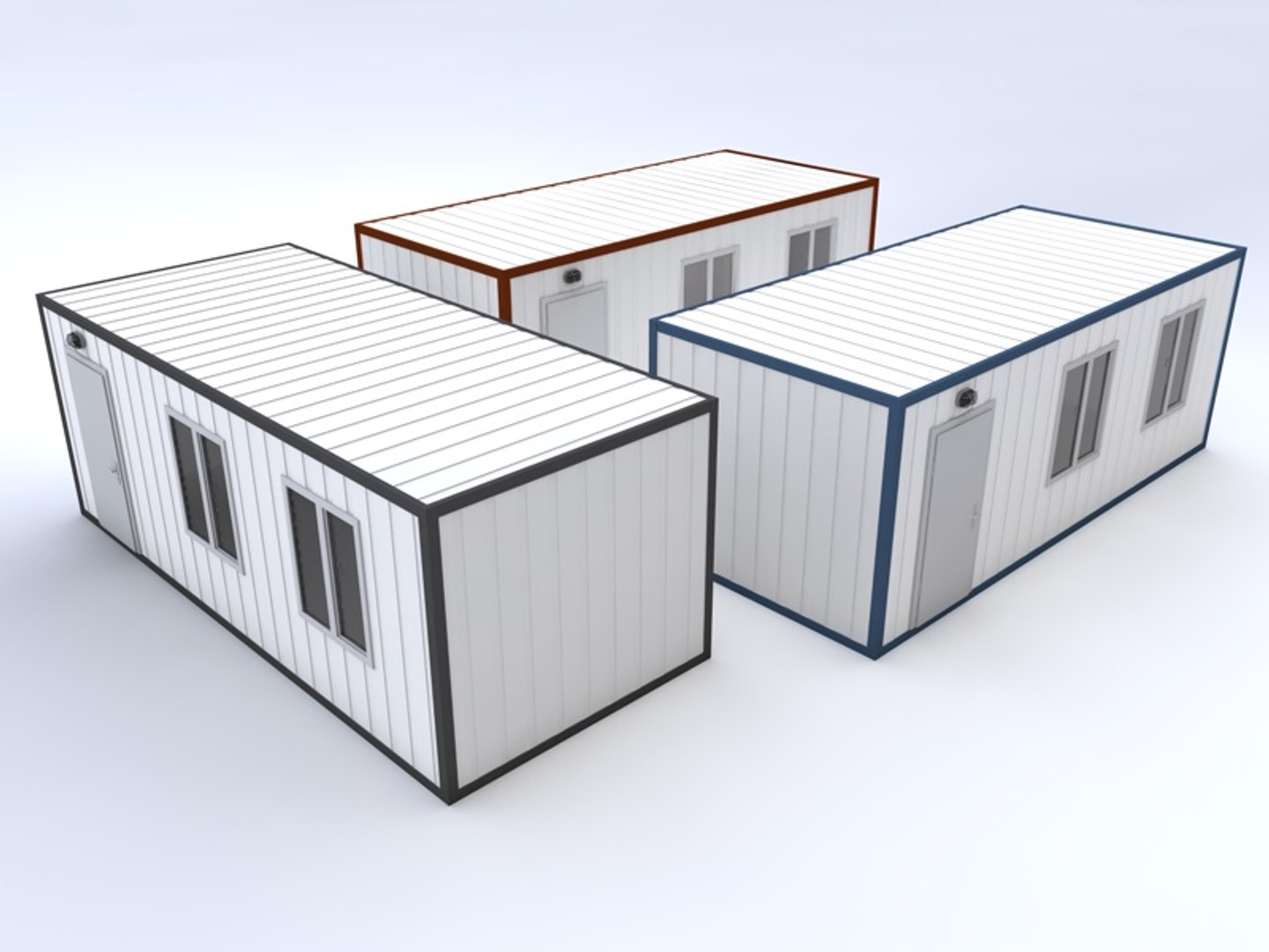 3d House Shipping Container Model