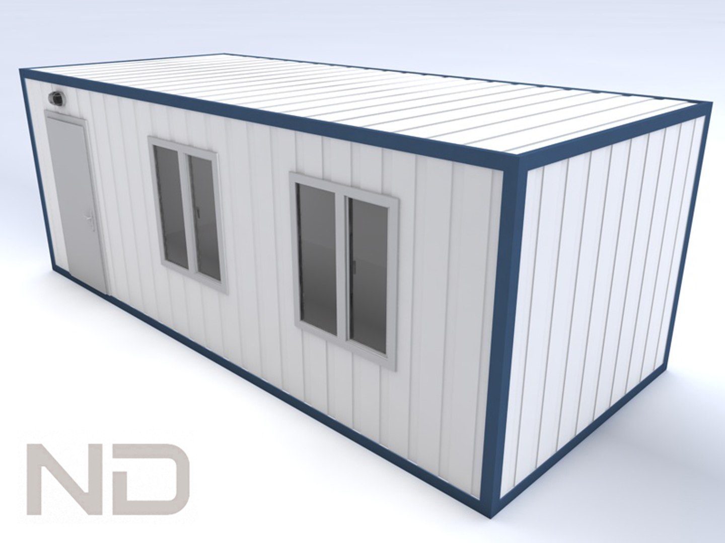 3d House Shipping Container Model