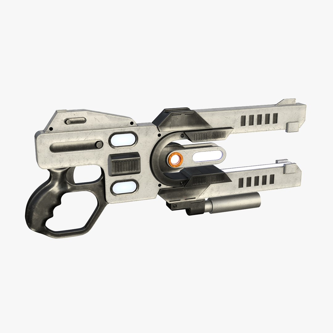 Science fiction plasma gun model - TurboSquid 1292281