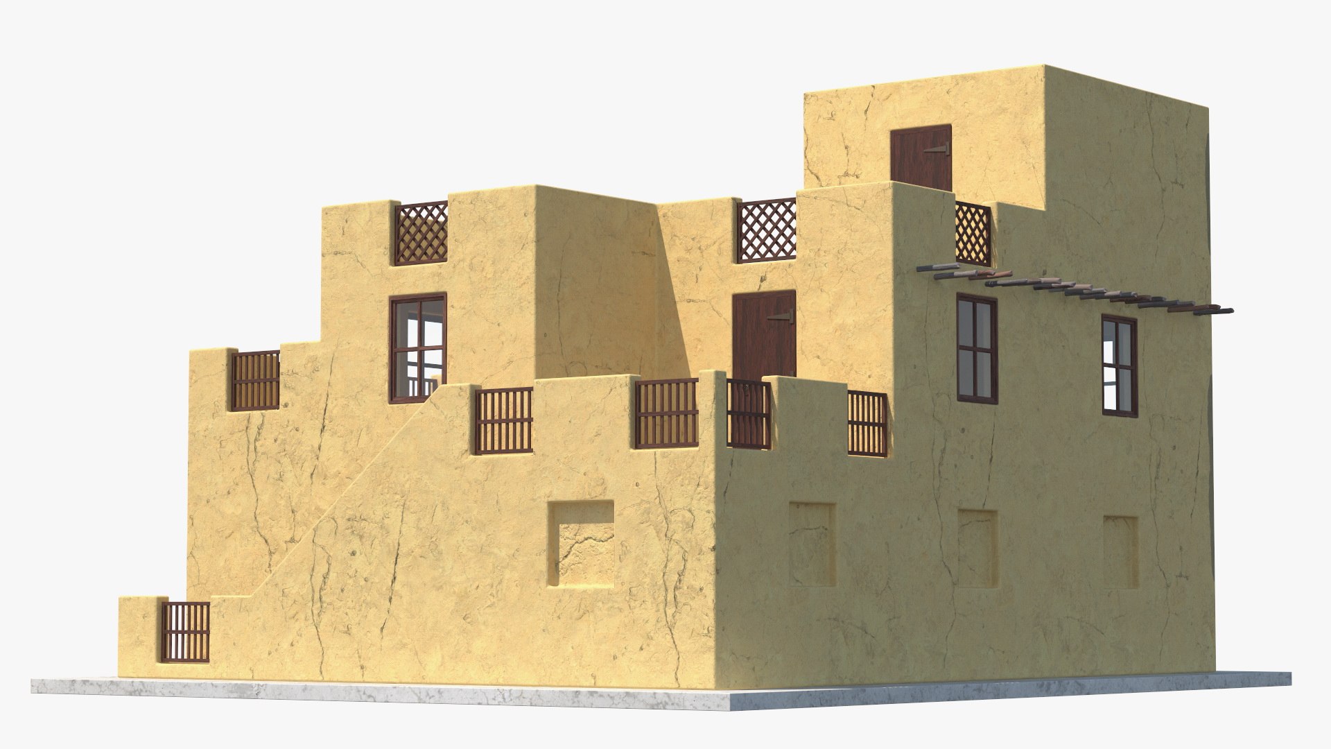 Middle Eastern Style Building 3D Model - TurboSquid 2280199