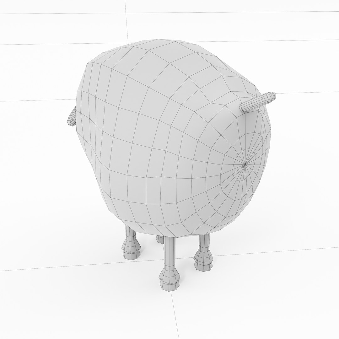 Sheep Toon Animal 3d Model 3D - TurboSquid 1996568