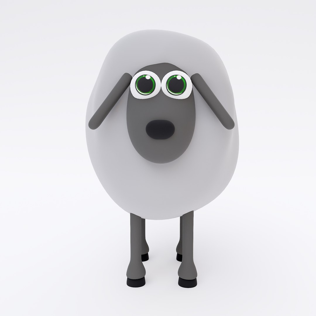 Sheep toon animal 3d model 3D - TurboSquid 1996568