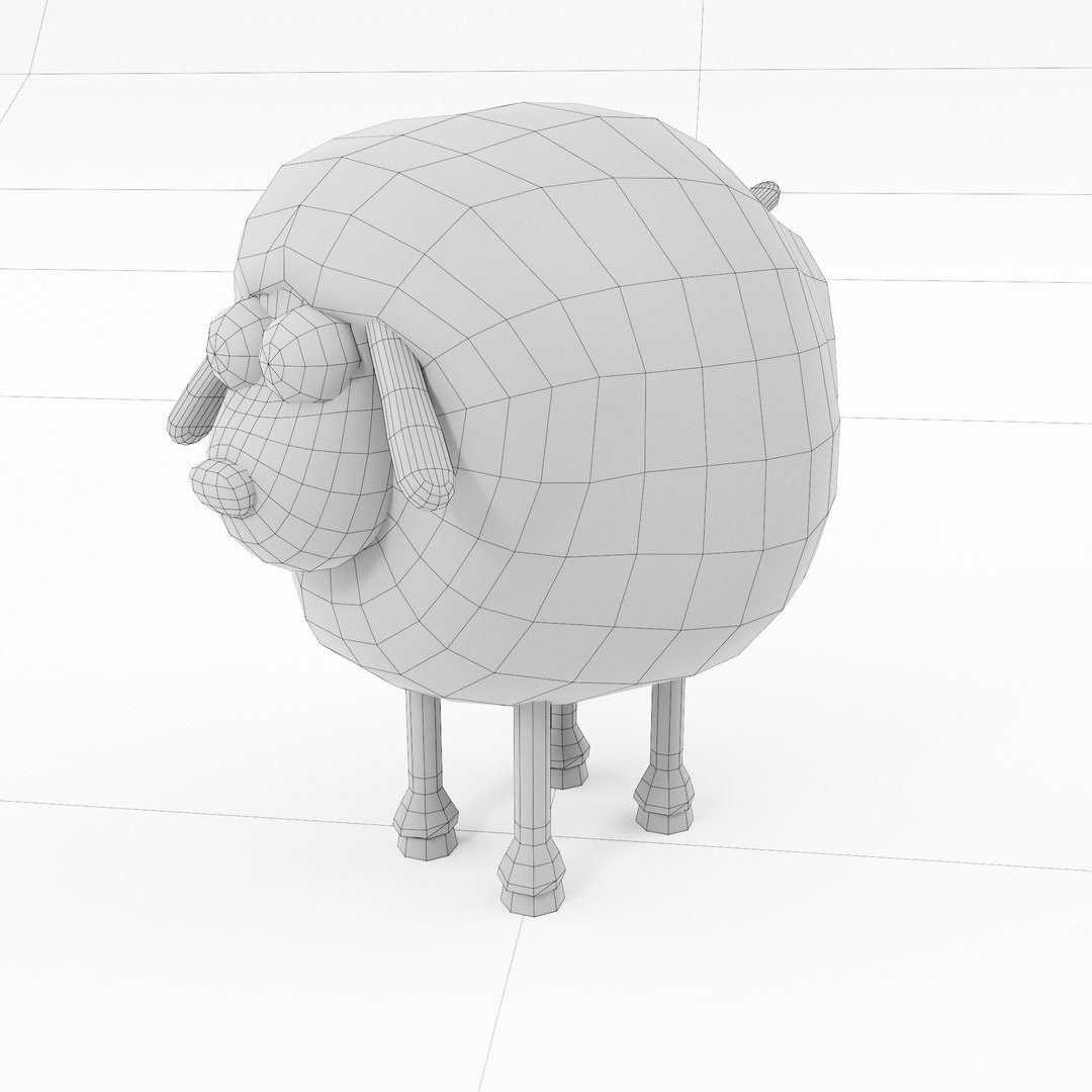 Sheep Toon Animal 3d Model 3D - TurboSquid 1996568