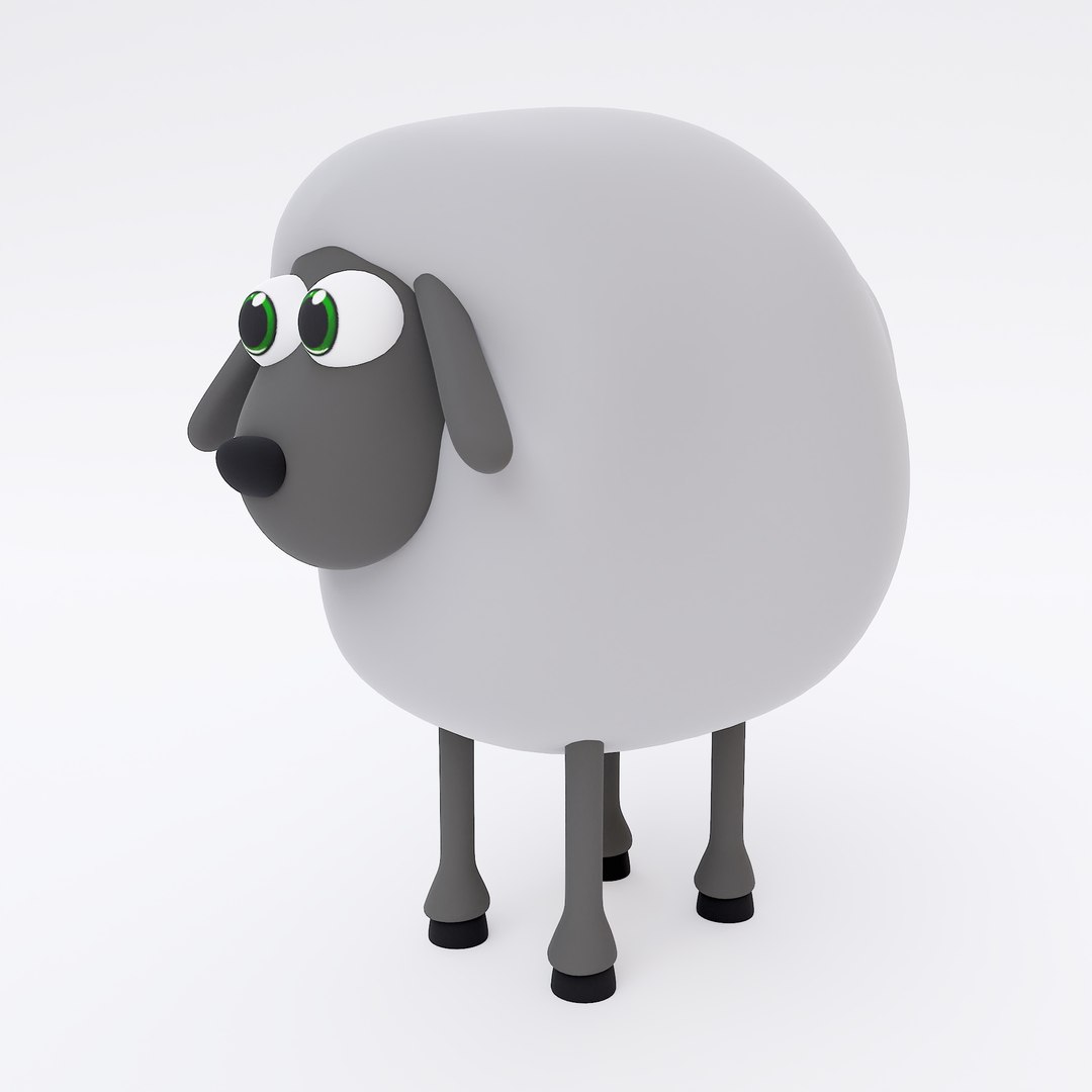 Sheep Toon Animal 3d Model 3D - TurboSquid 1996568