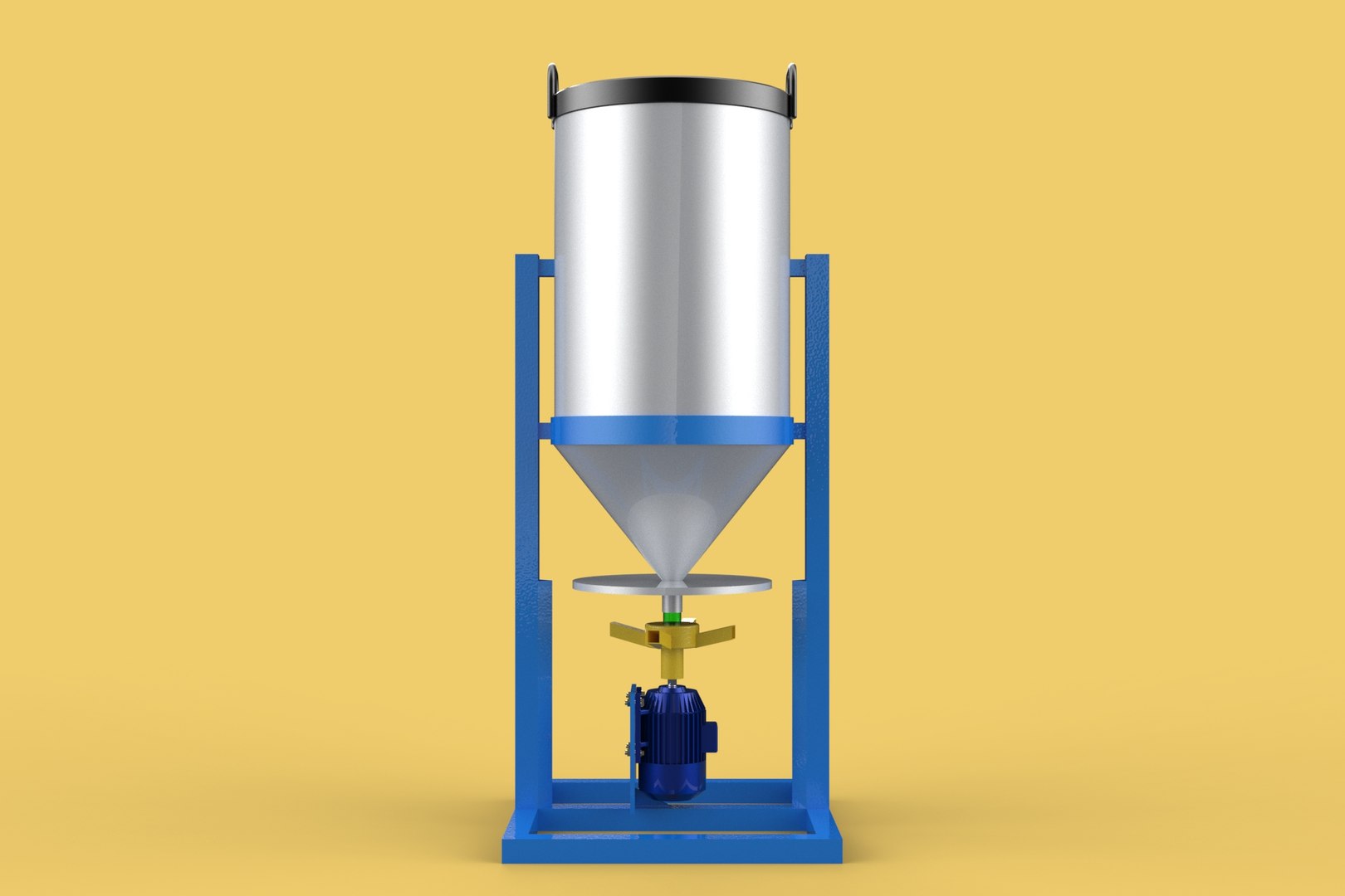 AUTOMATIC FISH FEEDER ROTARY CENTRIFUGAL SPREADER 3D Model - TurboSquid ...