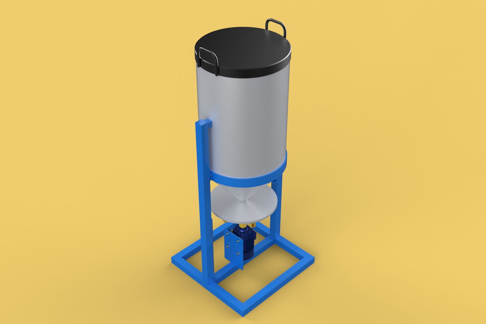 AUTOMATIC FISH FEEDER ROTARY CENTRIFUGAL SPREADER 3D Model - TurboSquid ...