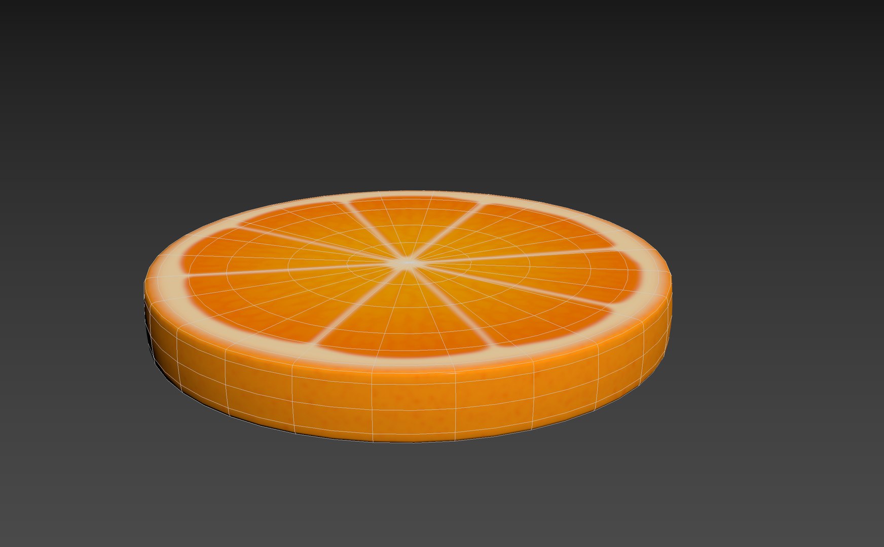 Orange Slice 3D Model - TurboSquid 1797831