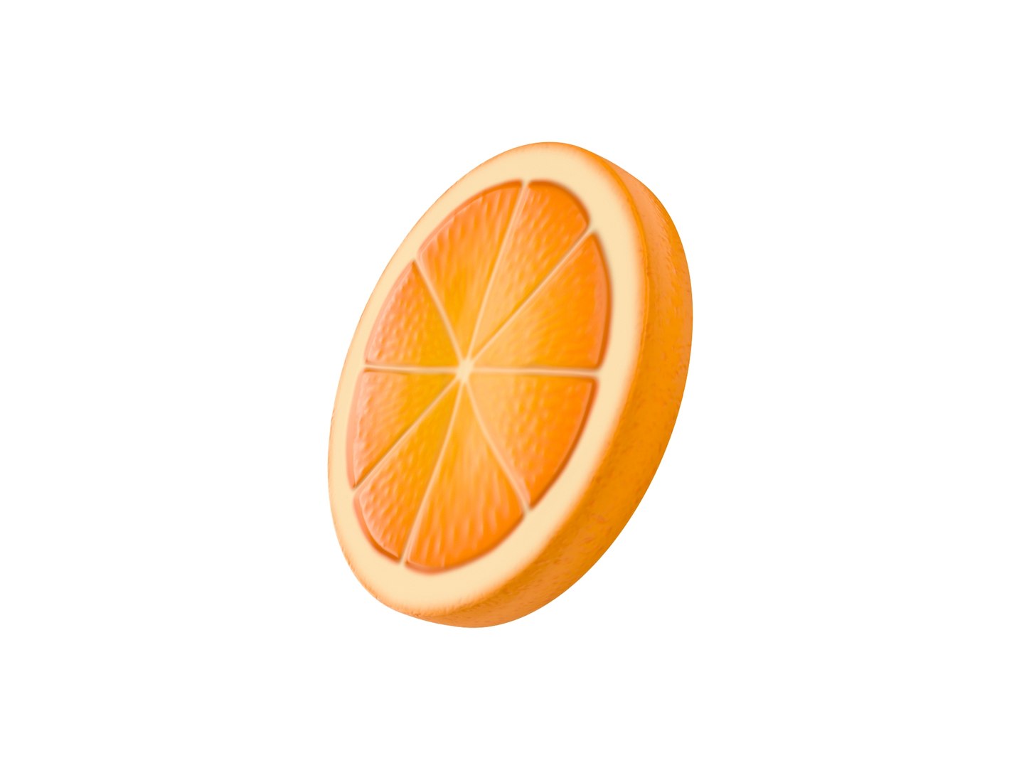 Orange Slice 3D Model - TurboSquid 1797831