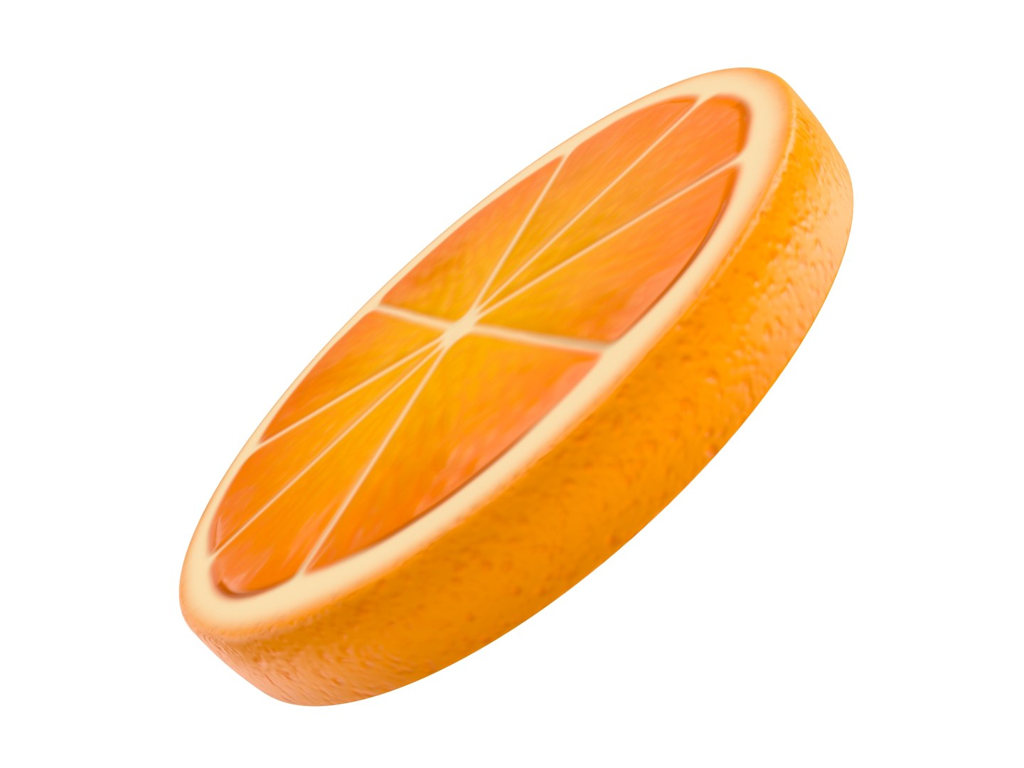 Orange Slice 3D Model - TurboSquid 1797831