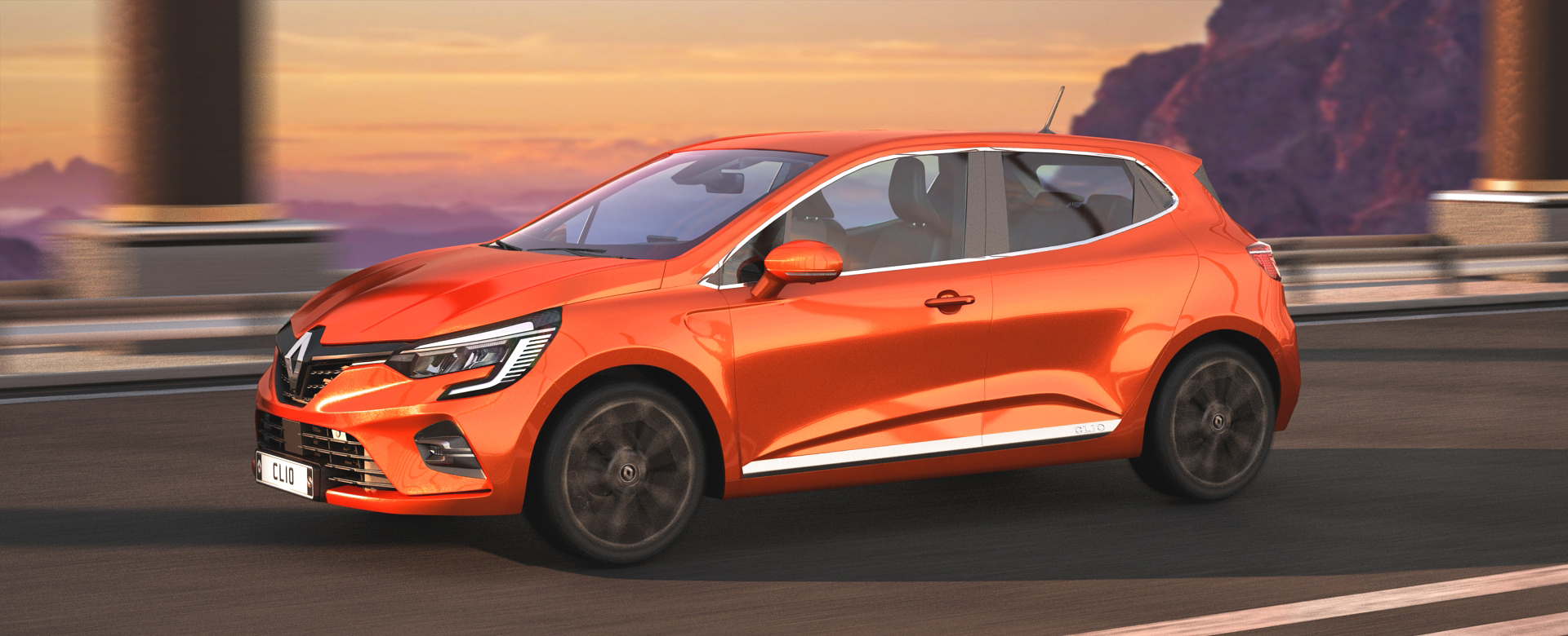 Realistic Renault Clio 2020 3D Model - TurboSquid 1597222