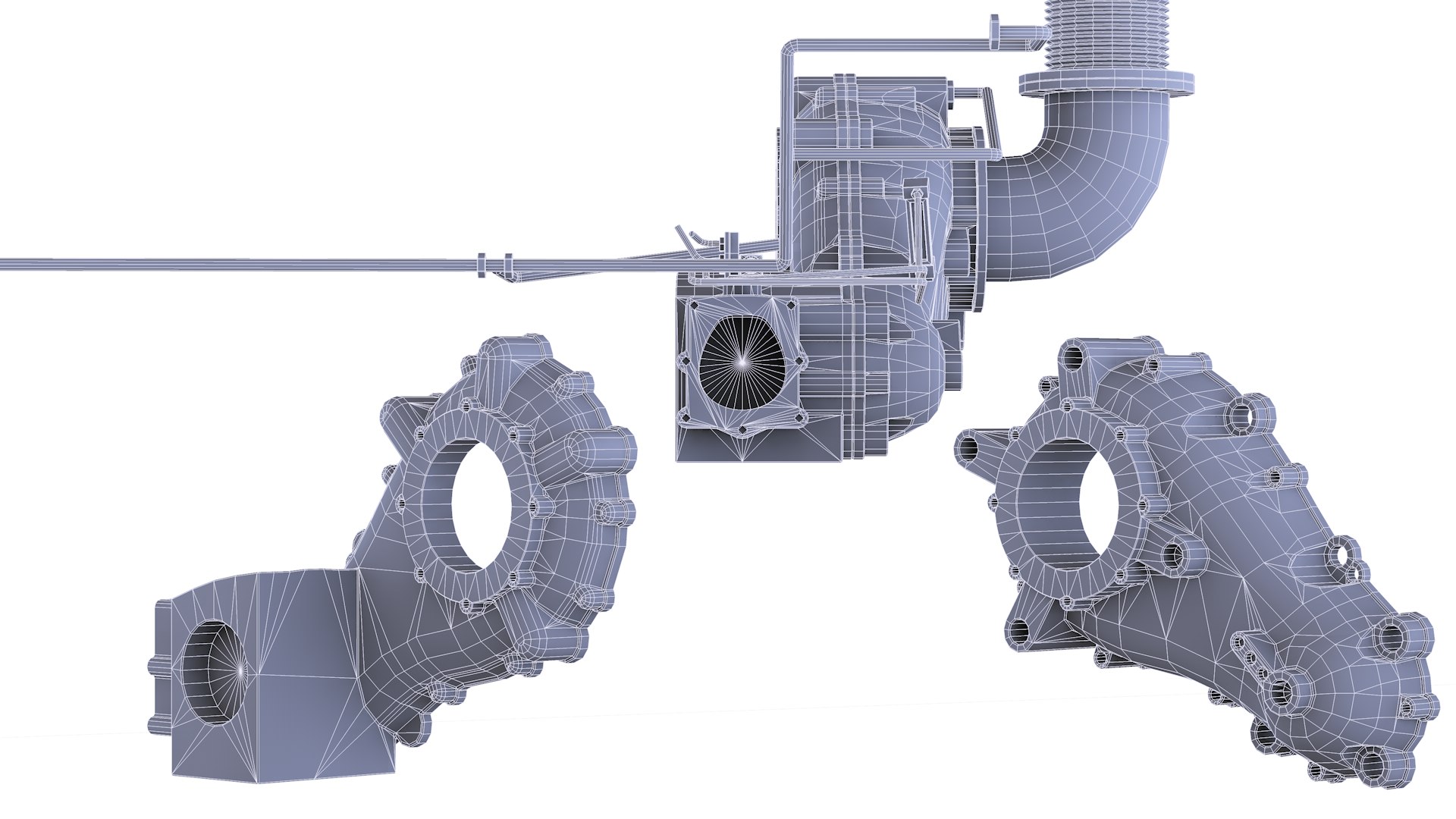 3D 16v4000 Mtu Marine Engine - TurboSquid 1365634