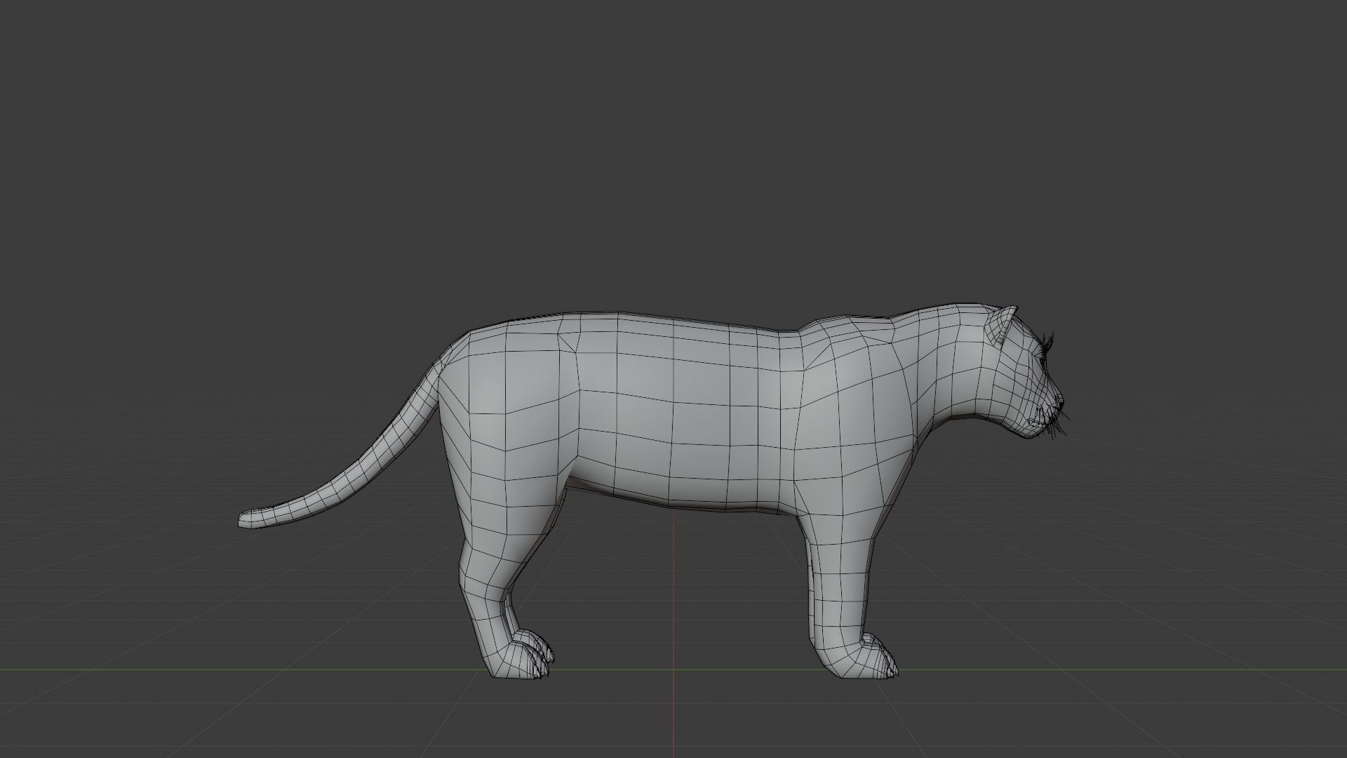 3D Model Five Big Cat Set - TurboSquid 2325348