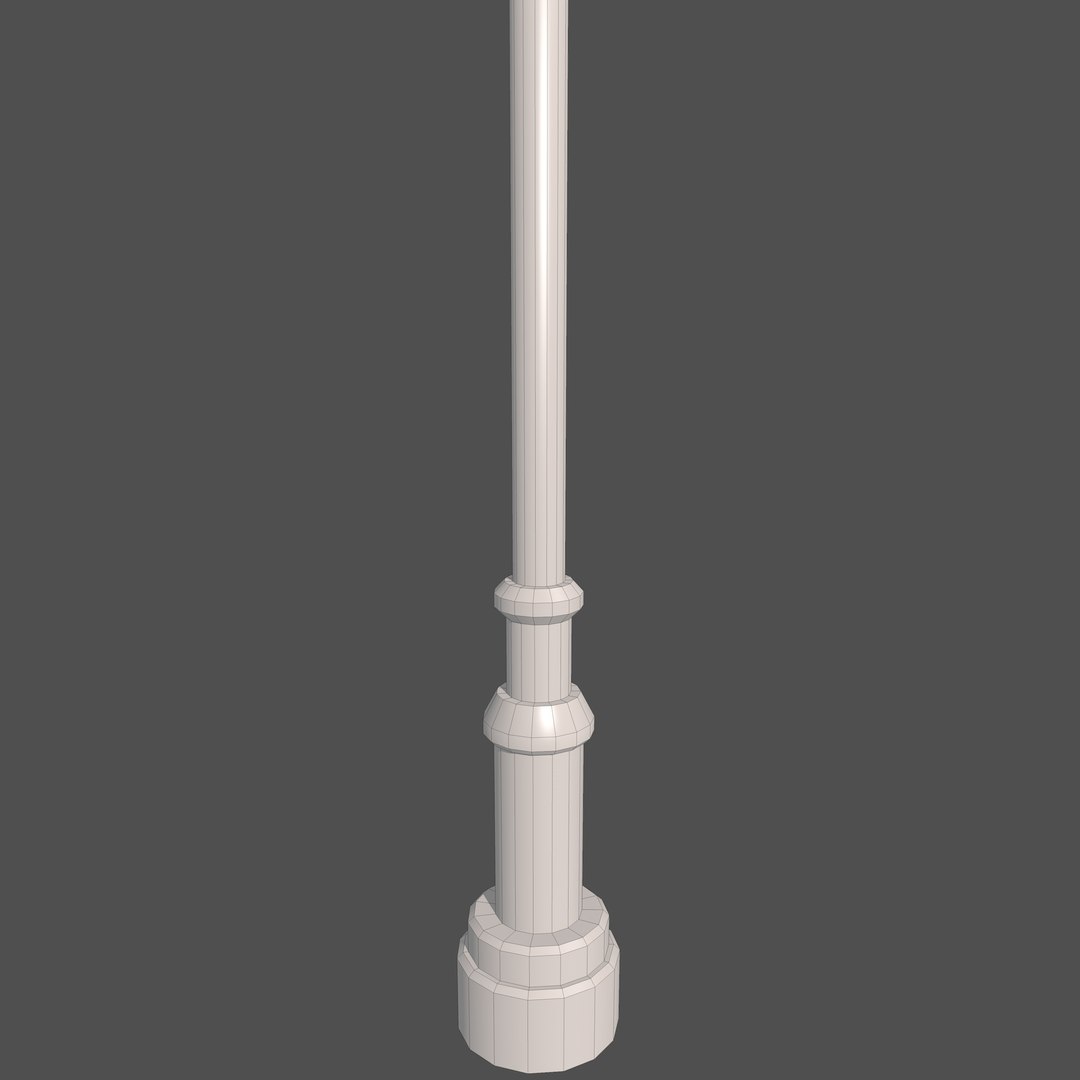 3d street lamp