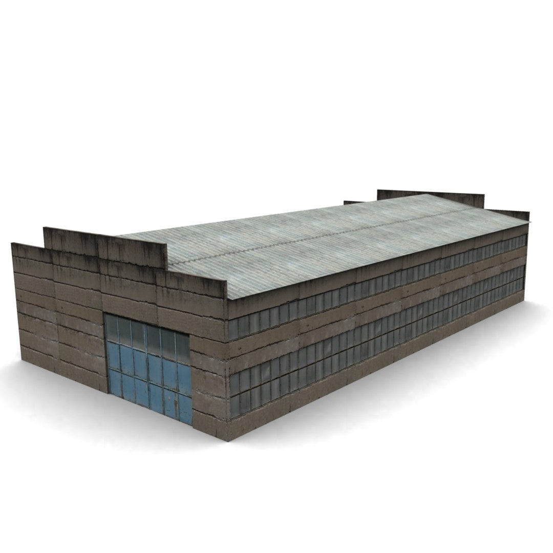 3d Low-poly Factory