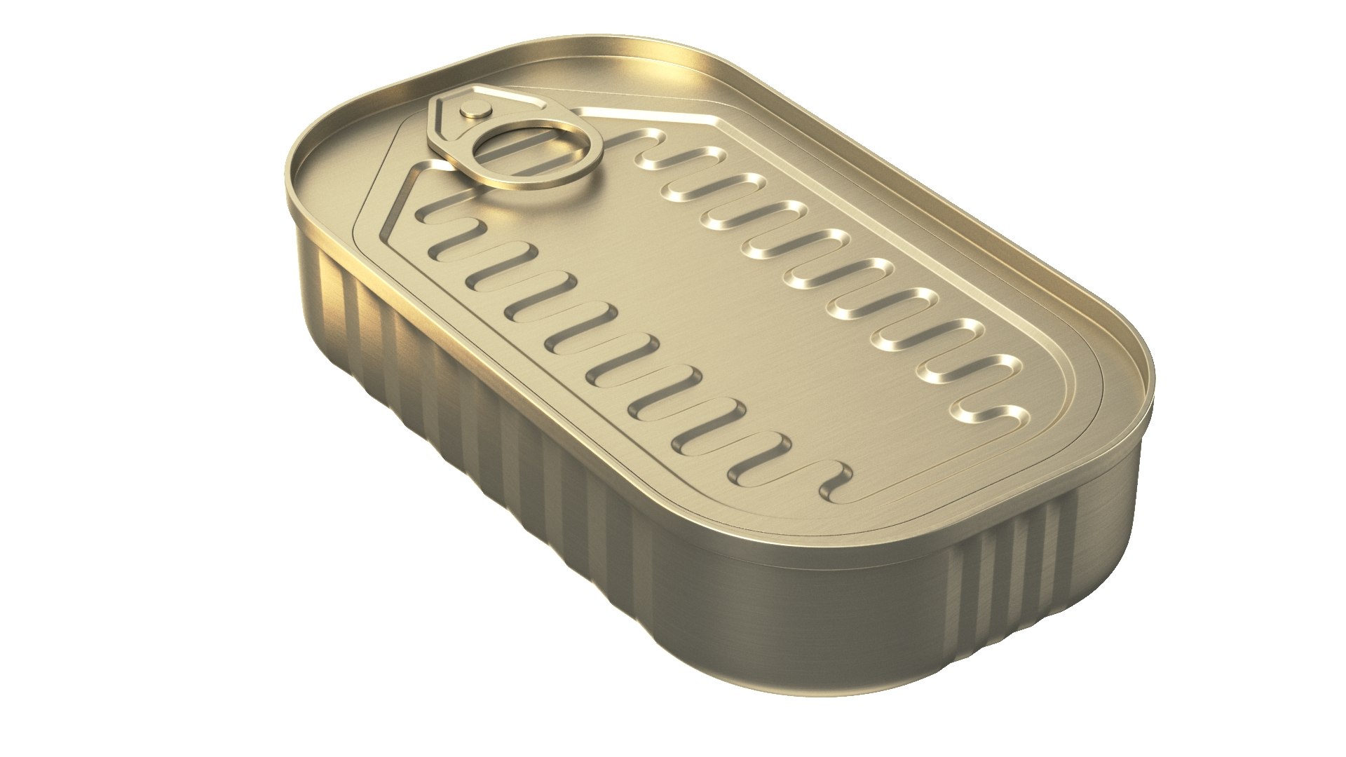 Rectangular Tin Can model - TurboSquid 2025455