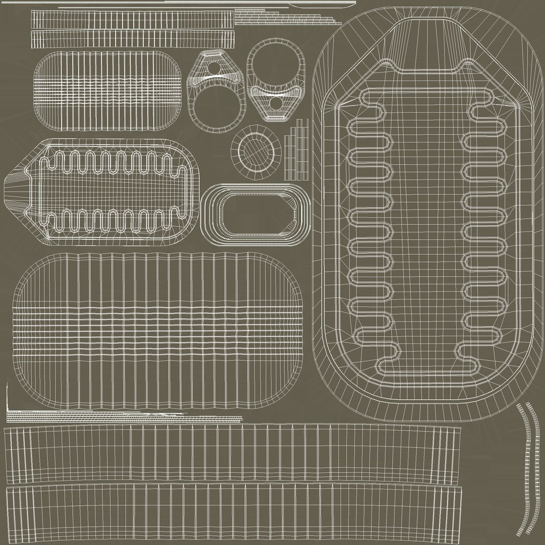 Rectangular Tin Can model - TurboSquid 2025455