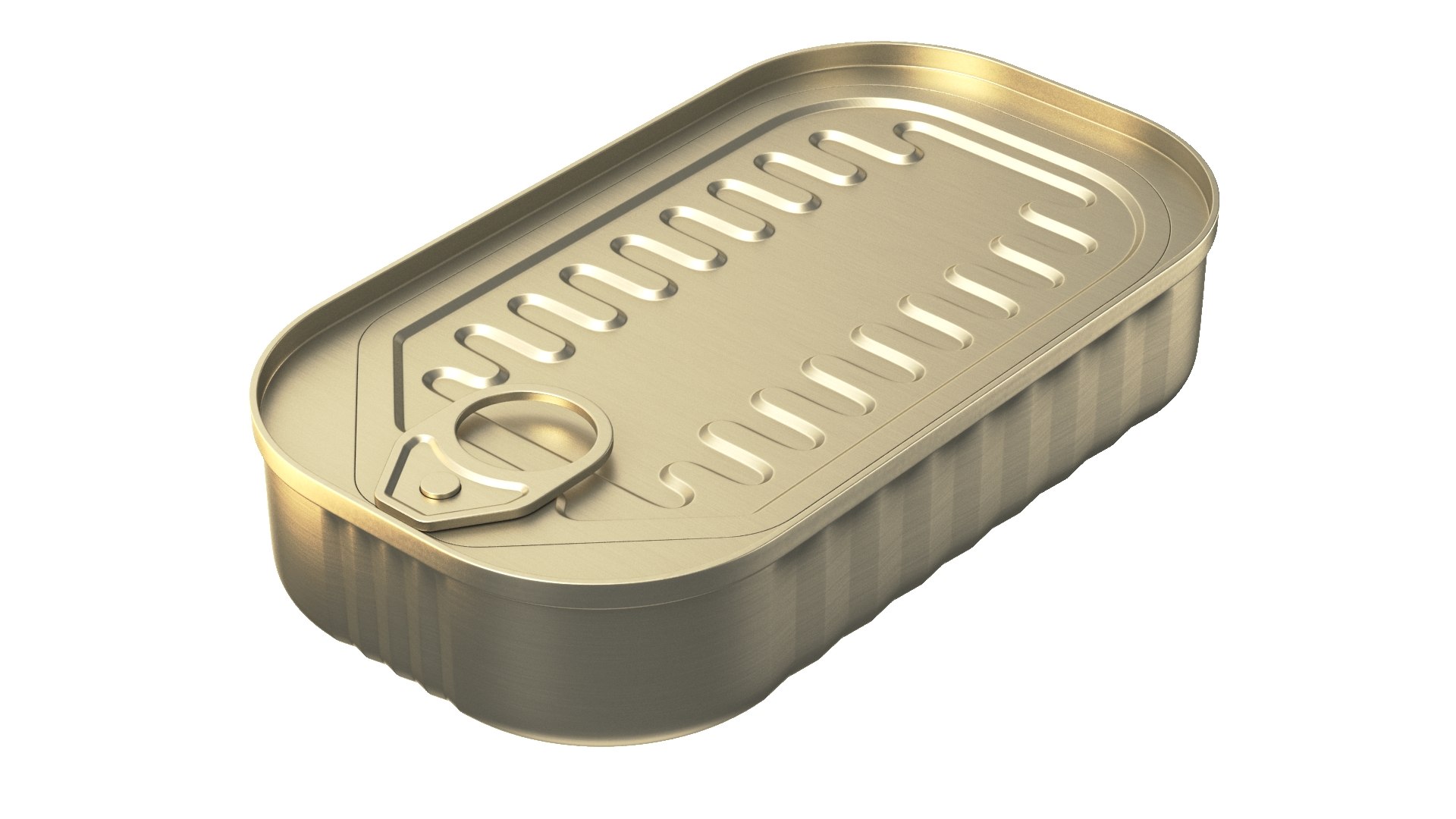 Rectangular Tin Can model - TurboSquid 2025455