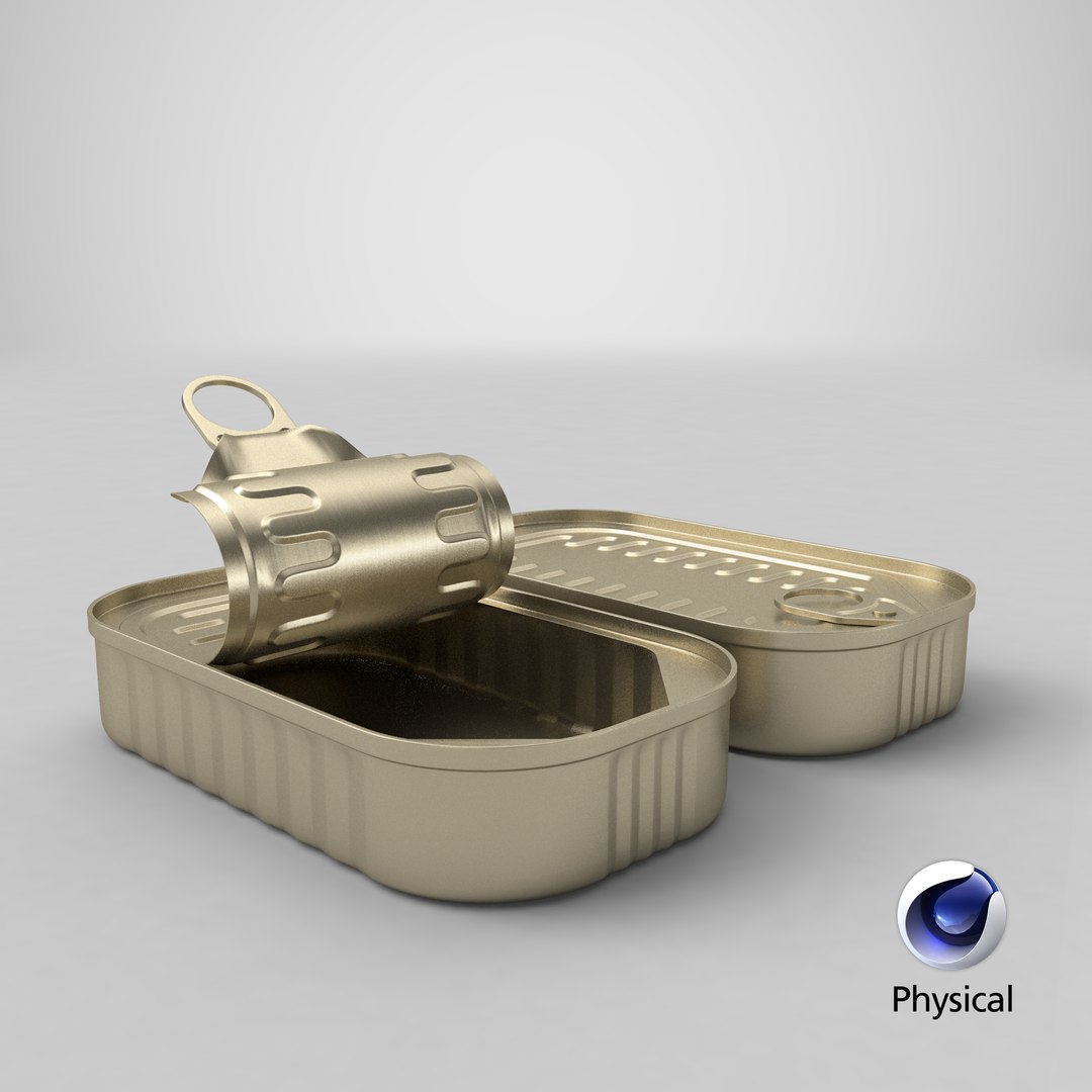 Rectangular Tin Can model - TurboSquid 2025455