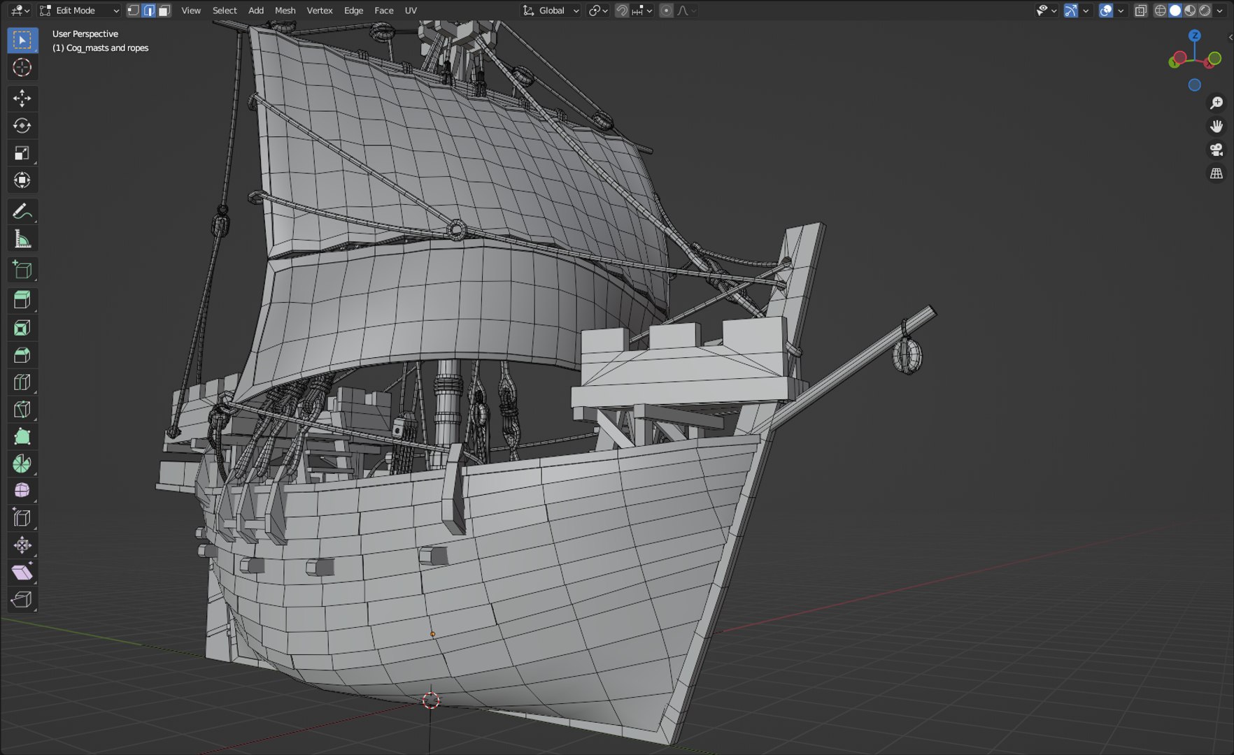 Cog Ship 3D Model - TurboSquid 2028664