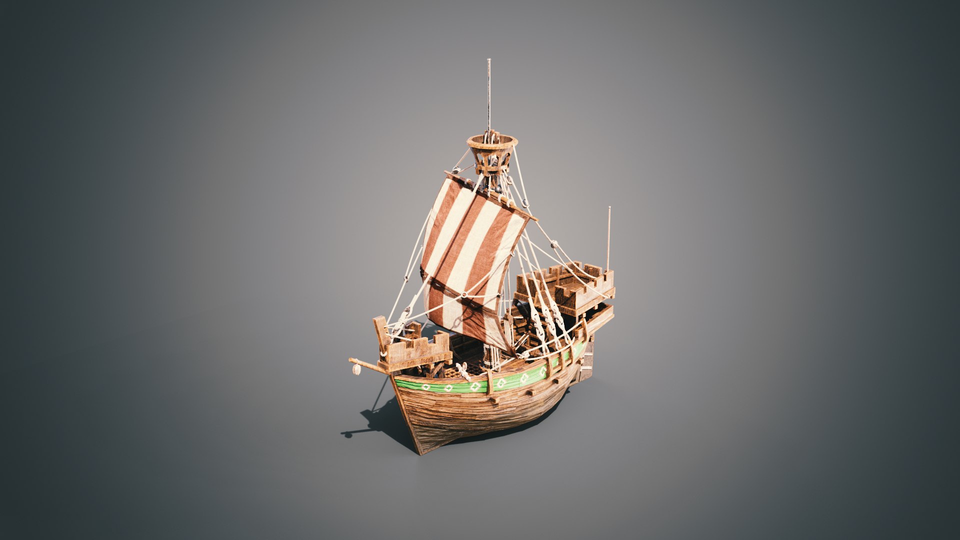 Cog Ship 3D Model - TurboSquid 2028664