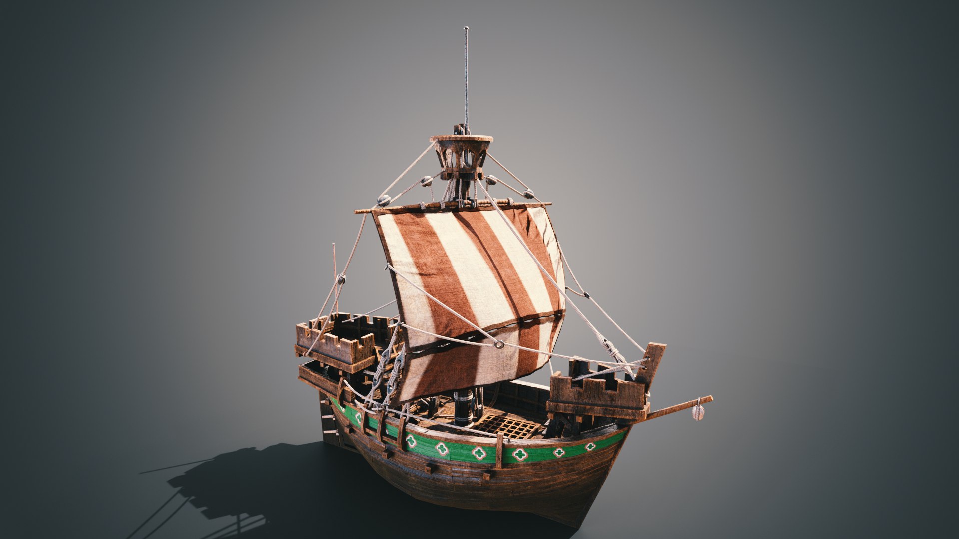 Cog Ship 3D Model - TurboSquid 2028664