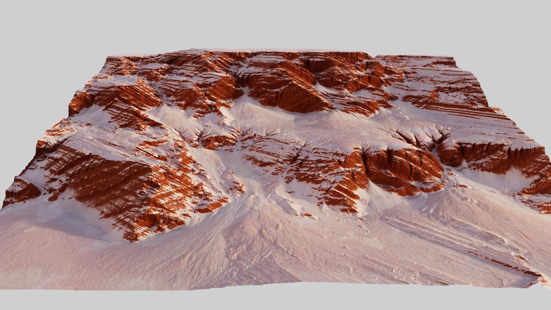 3D Desert Rocky Slope Model - TurboSquid 2152342