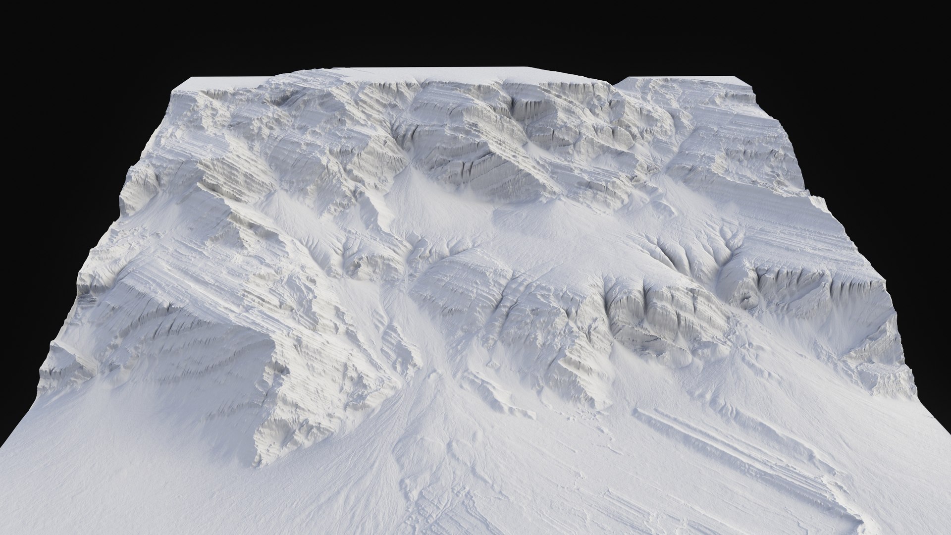 3D Desert Rocky Slope Model - TurboSquid 2152342