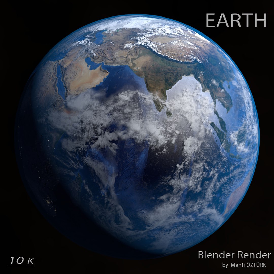 Realistic Earth 3d Max