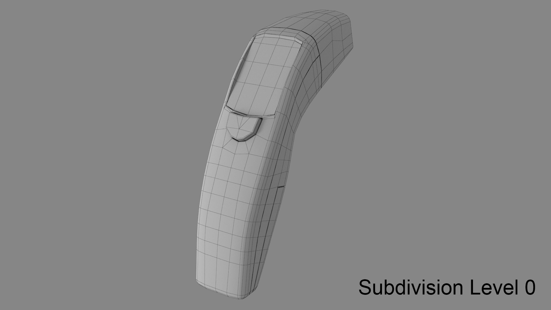 3D Model Digital Thermometer Forehead - TurboSquid 1550588