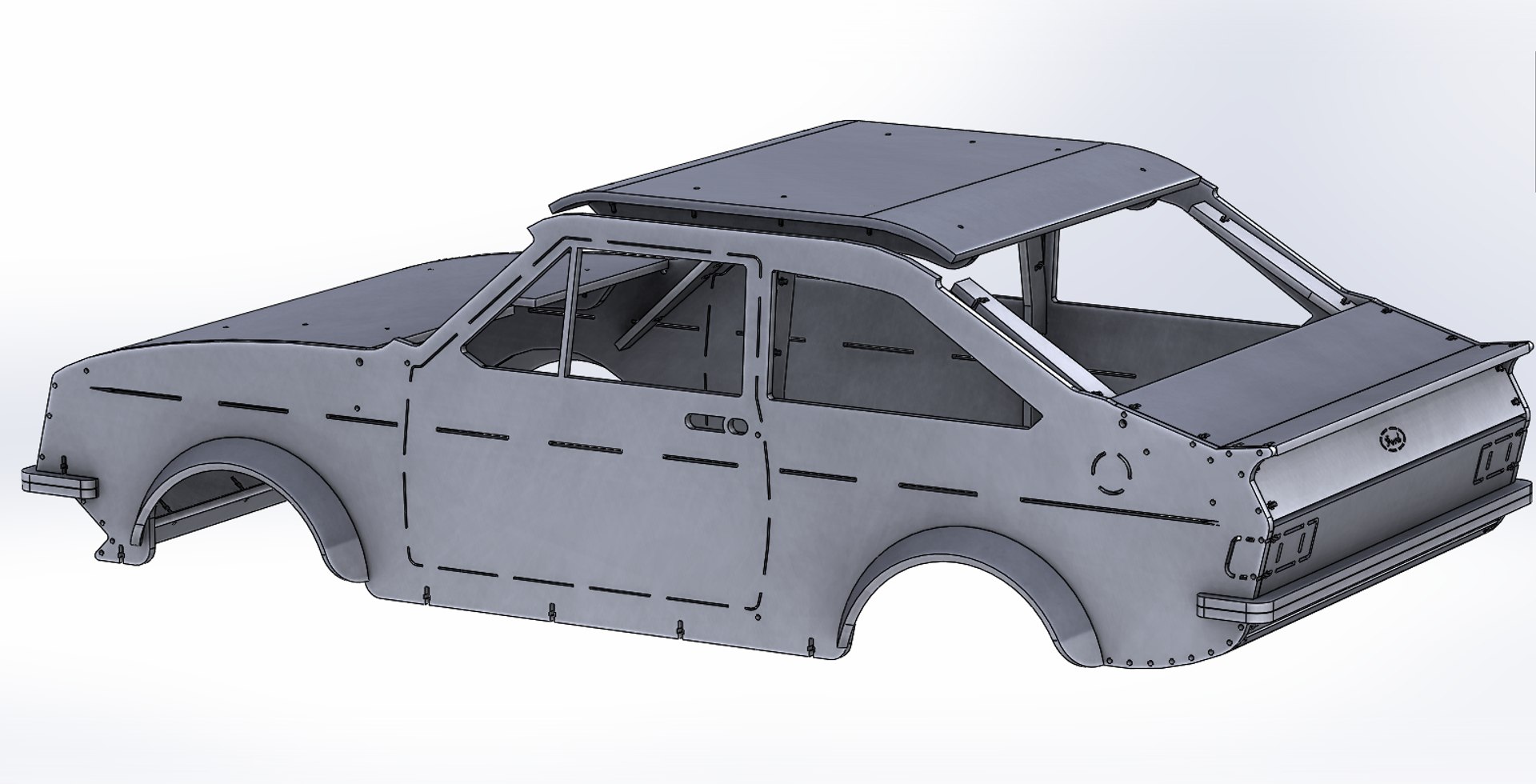 Escort Mk2 Cut Laser Model - TurboSquid 1378004