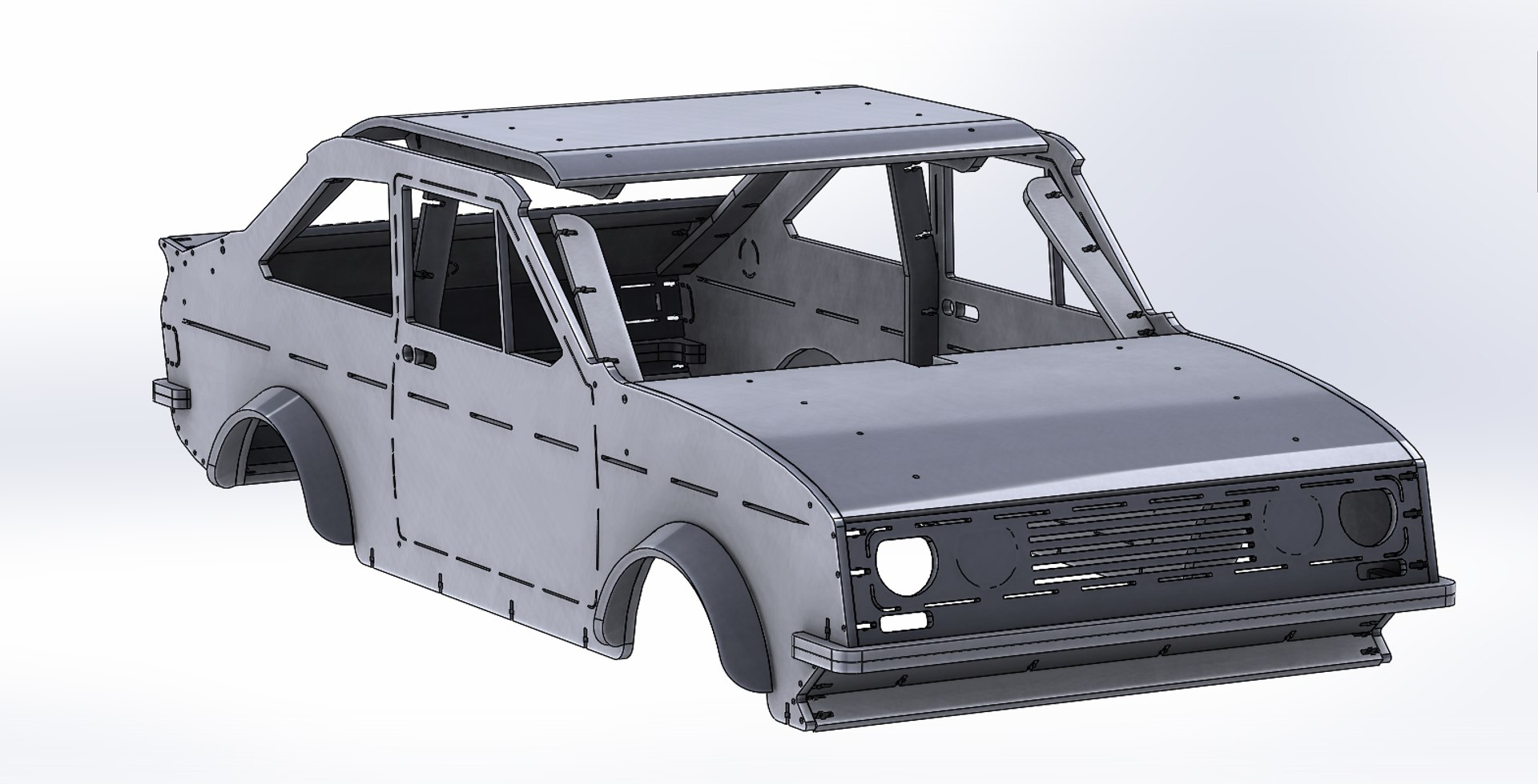 Escort Mk2 Cut Laser Model - TurboSquid 1378004