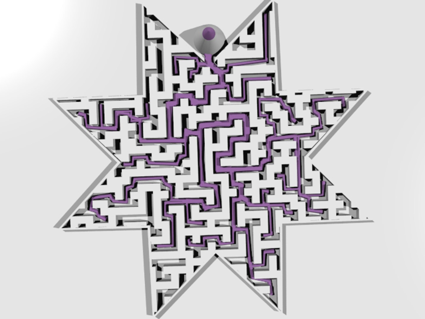 3ds max square labyrinth