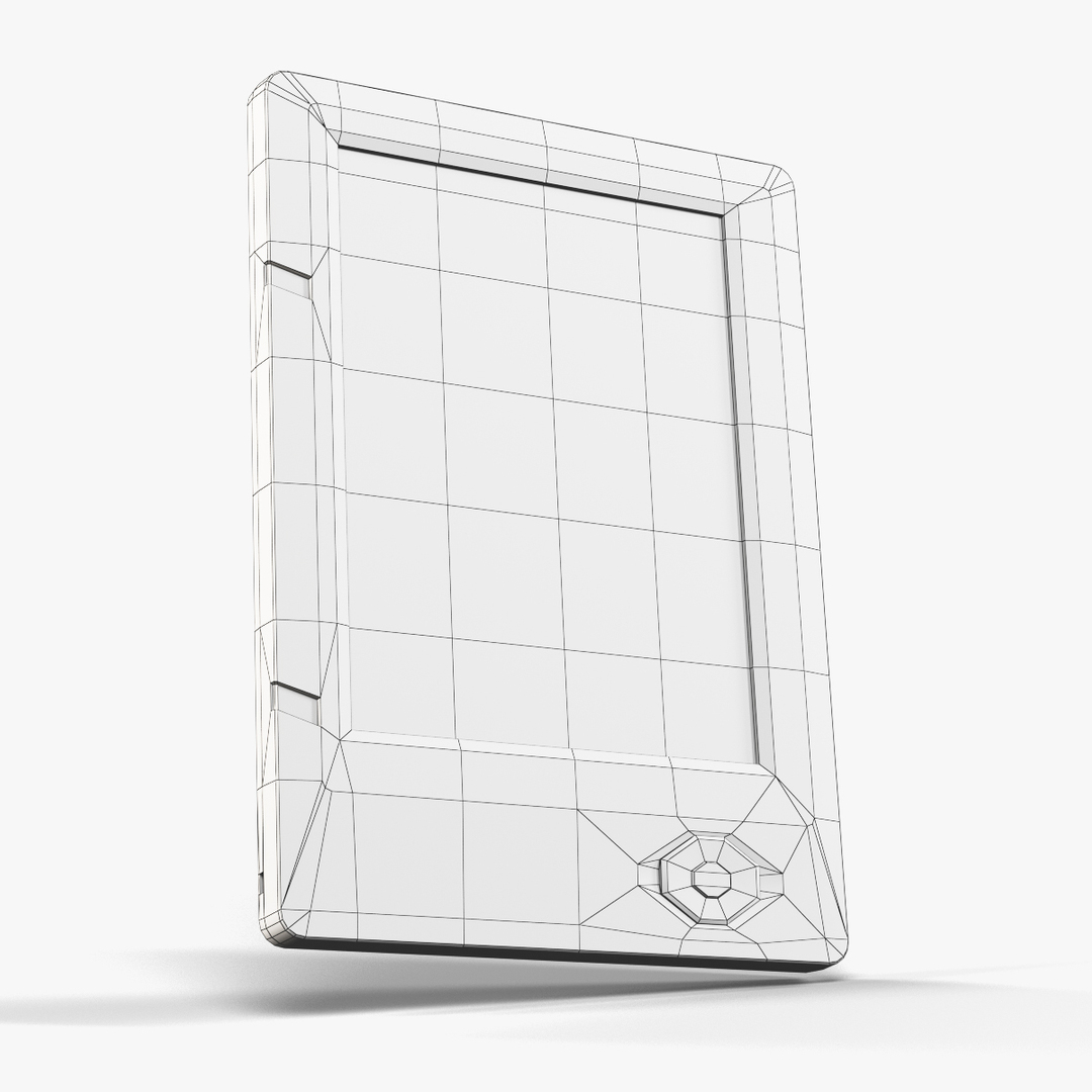3d low-poly ectaco jetbook model
