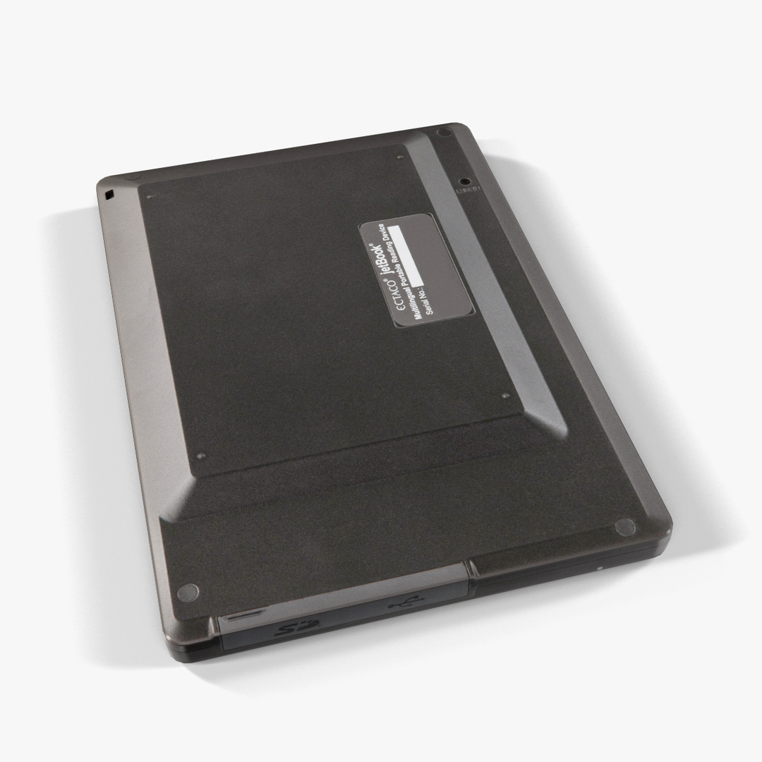 3d low-poly ectaco jetbook model