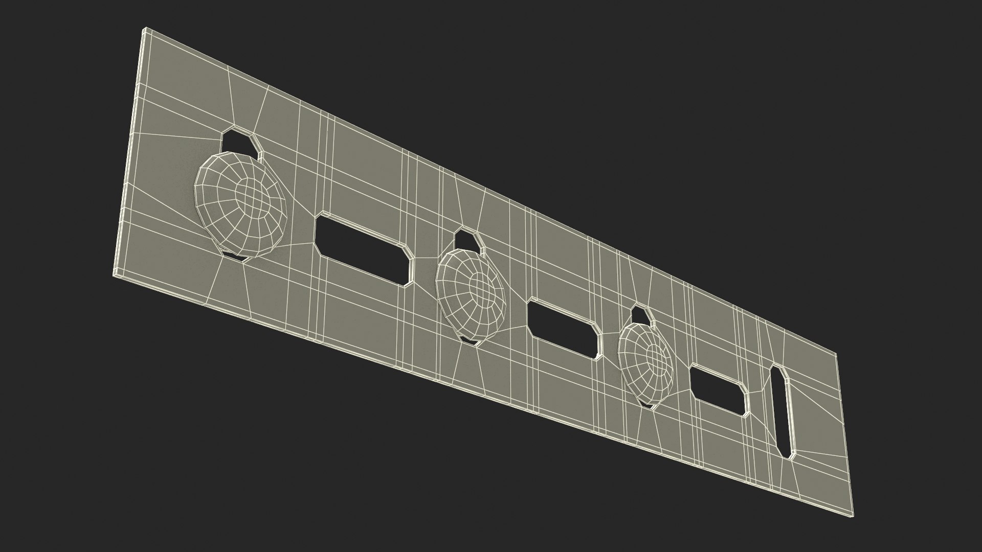 3D Model Cable Channel Fastener - TurboSquid 2151739
