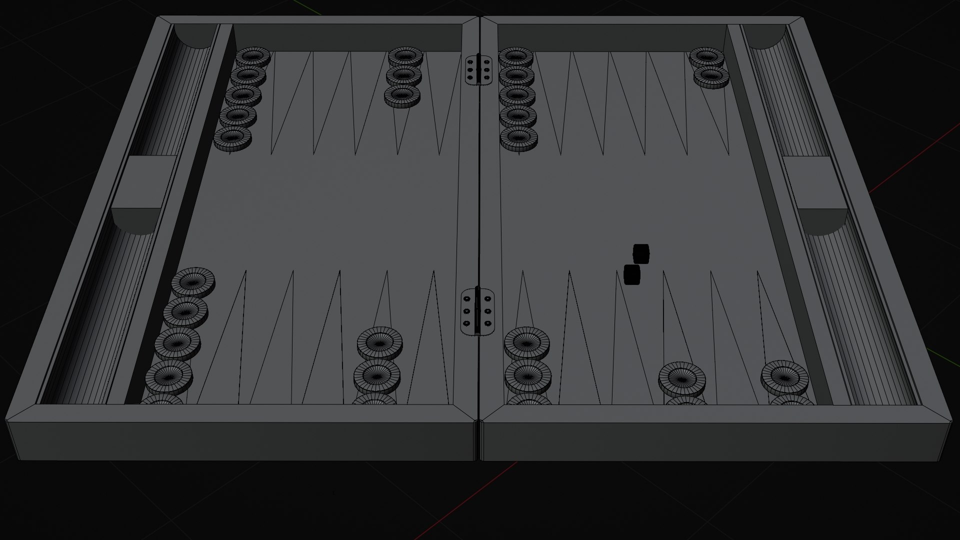 Backgammon 3D Model - TurboSquid 1986448