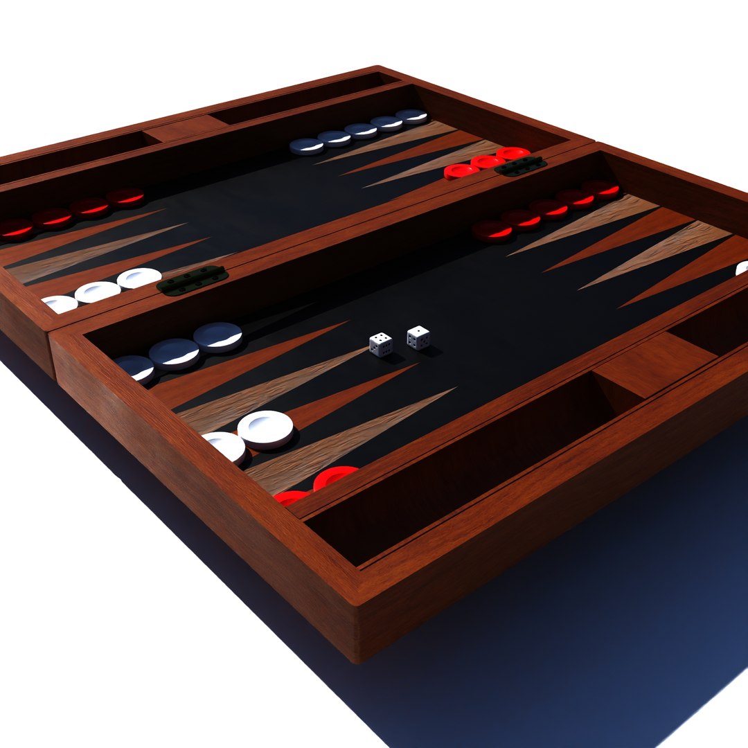 Backgammon 3D Model - TurboSquid 1986448