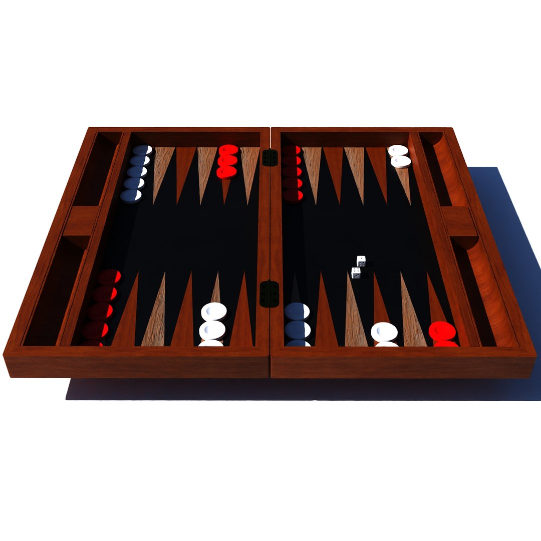 Backgammon 3D Model - TurboSquid 1986448