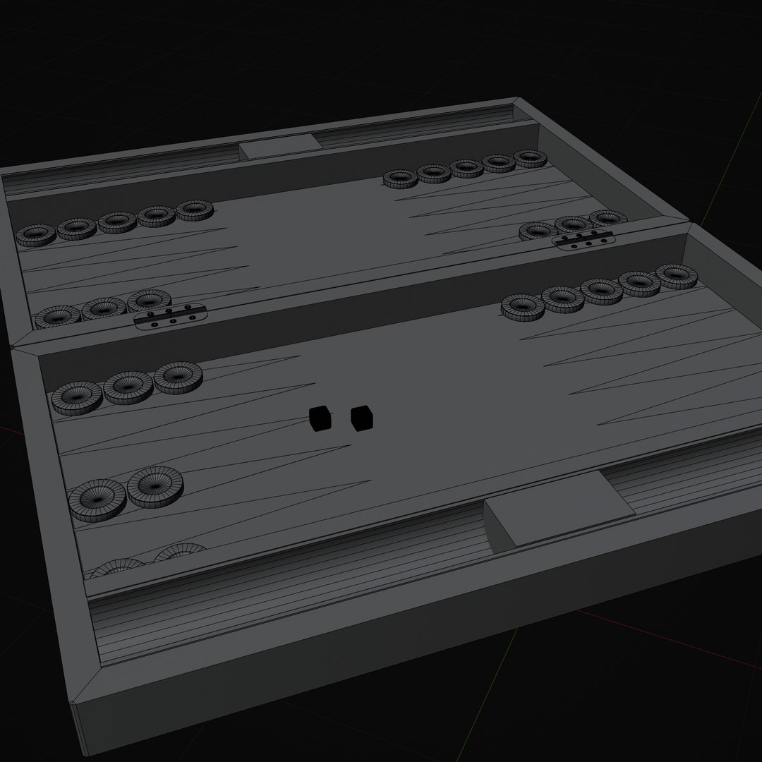 Backgammon 3D Model - TurboSquid 1986448