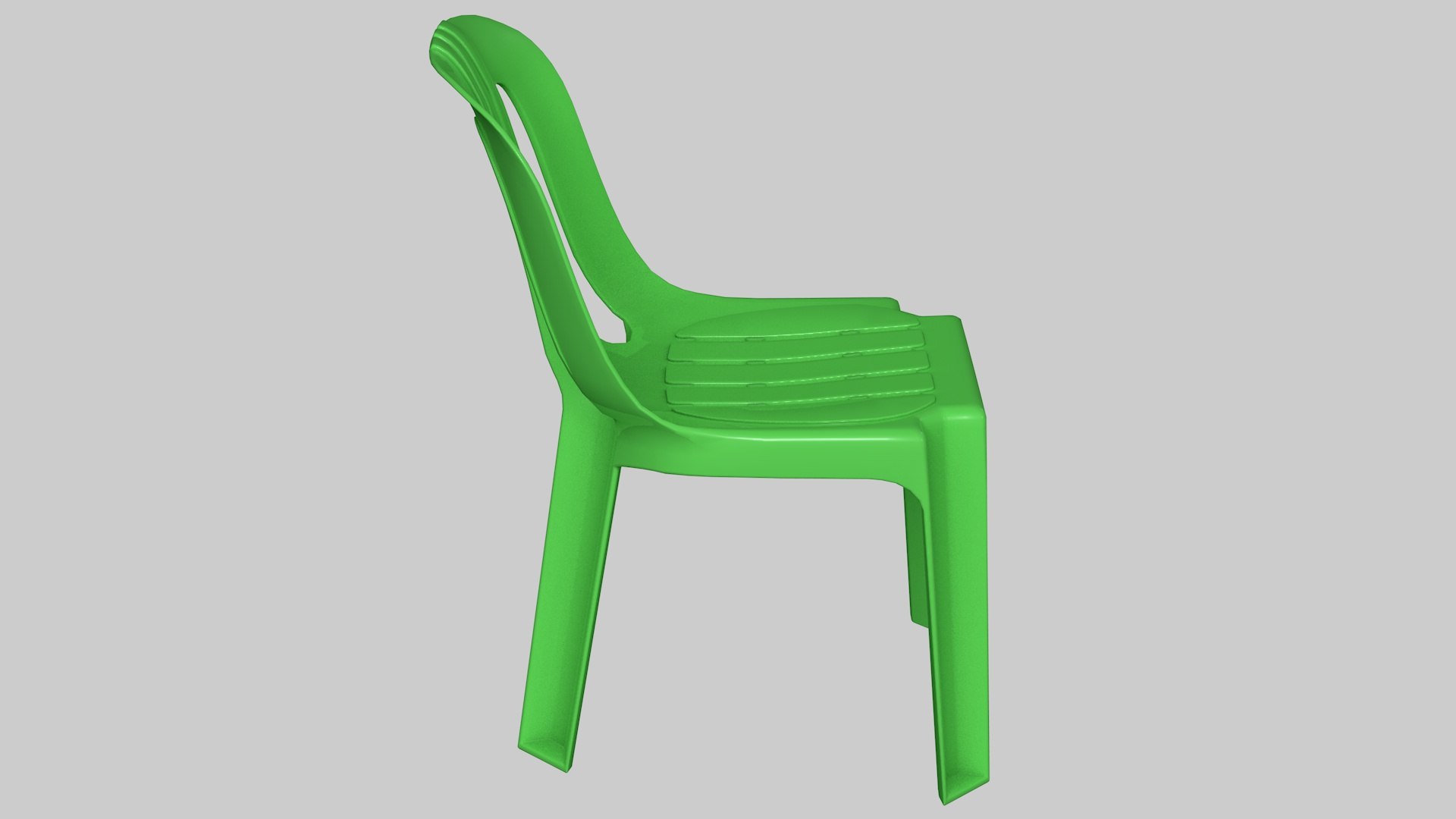 3D Plastic Chair 2 Model - TurboSquid 1989925