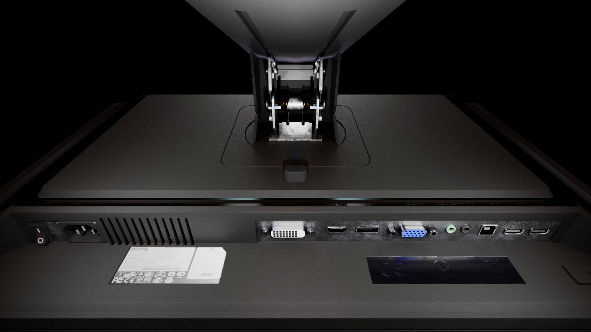 BenQ Monitor 3D - TurboSquid 2222511